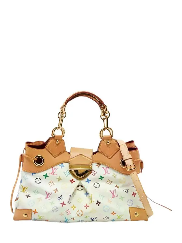 LOUIS VUITTON Monogram Multicolore Ursula Tote Bag - White
