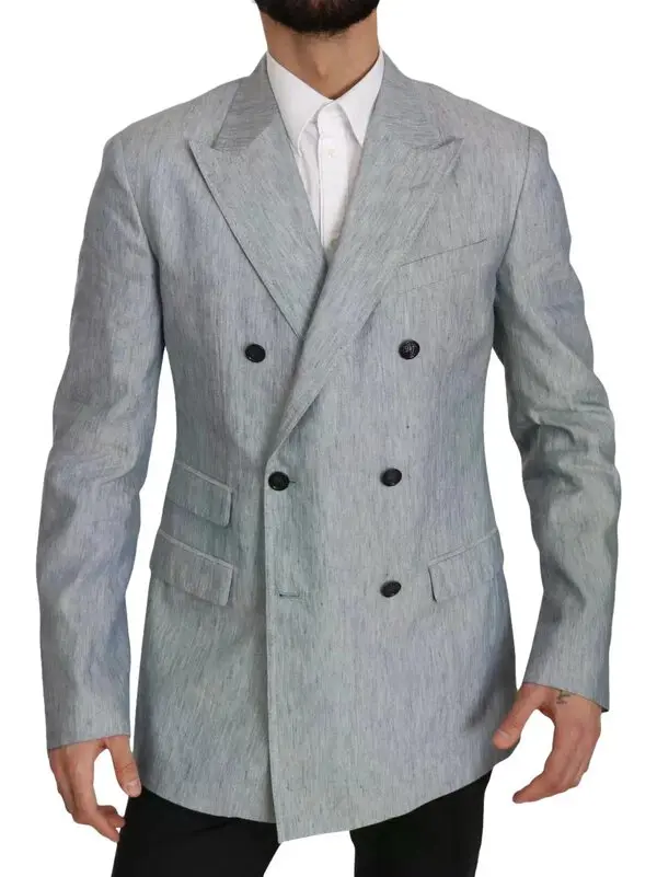 Dolce & Gabbana Double-breasted Blazer - Blue
