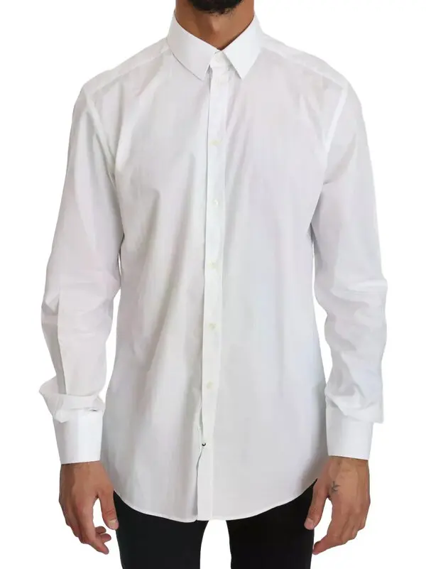 Dolce & Gabbana Classic Cotton Shirt - White