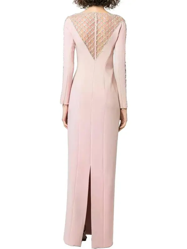 Jenny Packham Embellished Gown - Pink