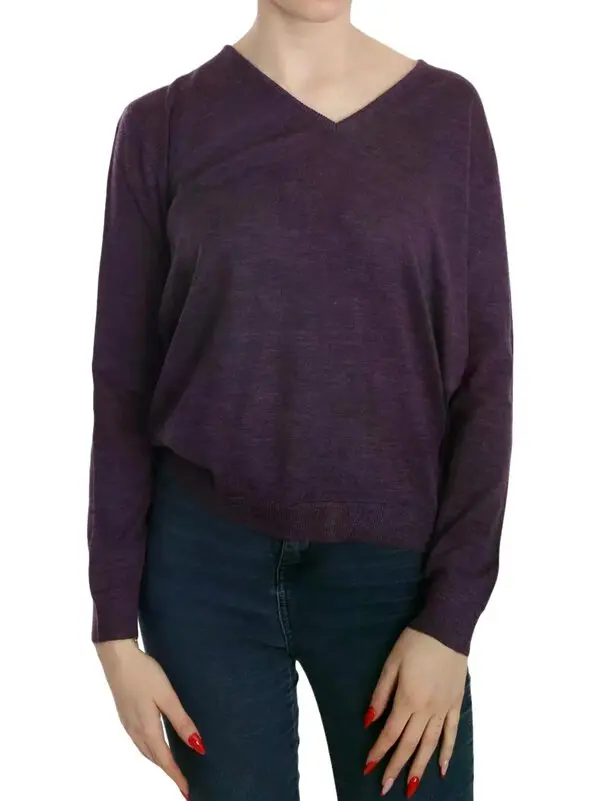Byblos V-neck Sweater - Purple