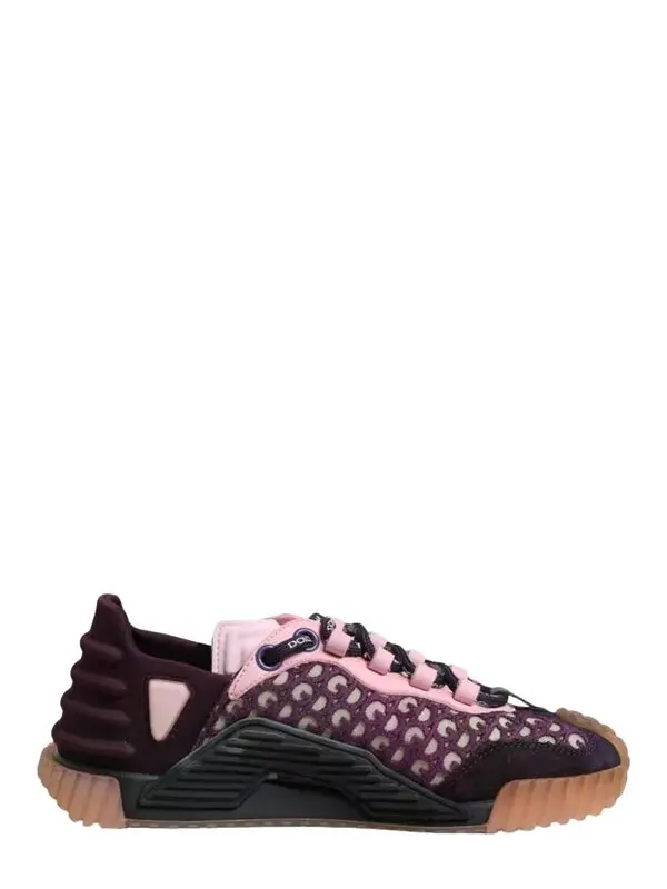Dolce & Gabbana Logo-print Lace-up Sneakers - Purple