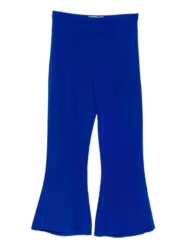 Antonio Berardi Cobalt Flared Cropped Trousers - Blue