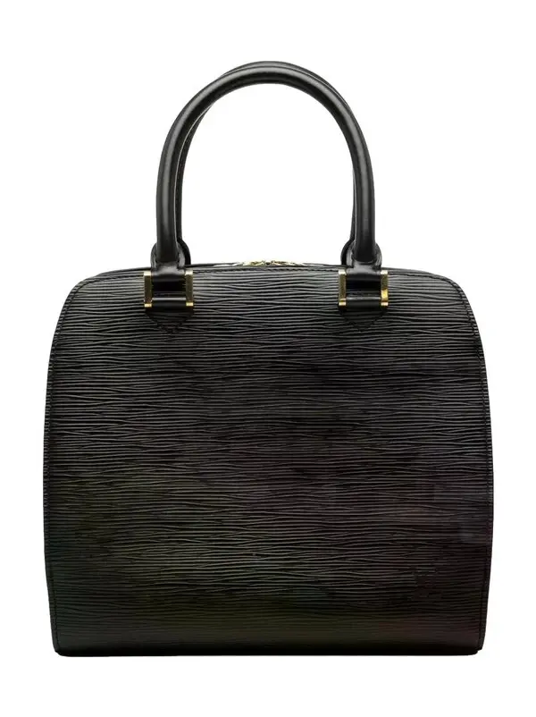 LOUIS VUITTON Epi Pont Neuf Pm Handbag - Black
