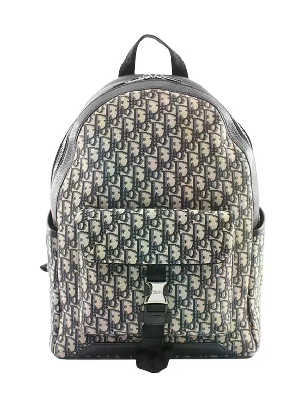 Dior Oblique Canvas Explorer Backpack - Blue