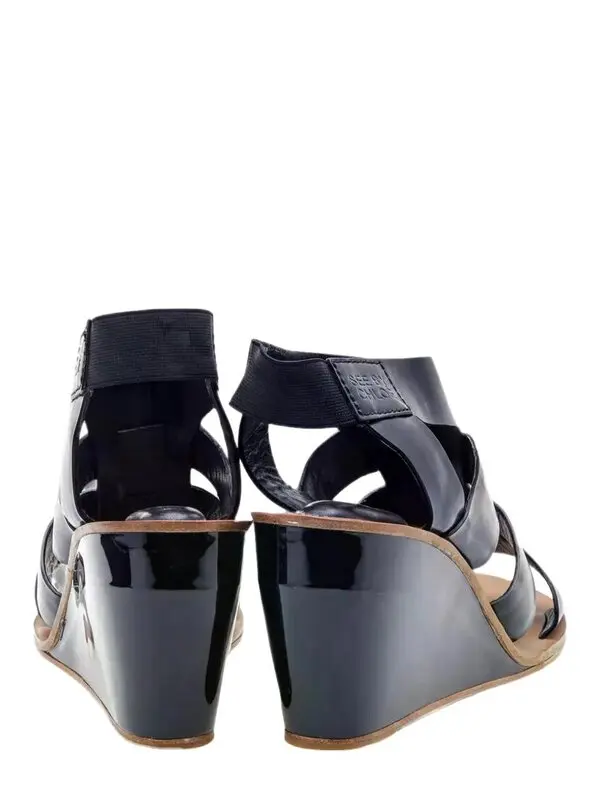 See By Chloé Slingback Wedge Sandals - Black