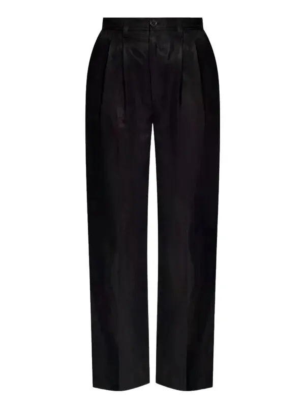 ANINE BING Carrie High-waisted Trousers - Black