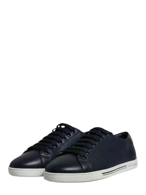Dolce & Gabbana Leather Sneakers - Black