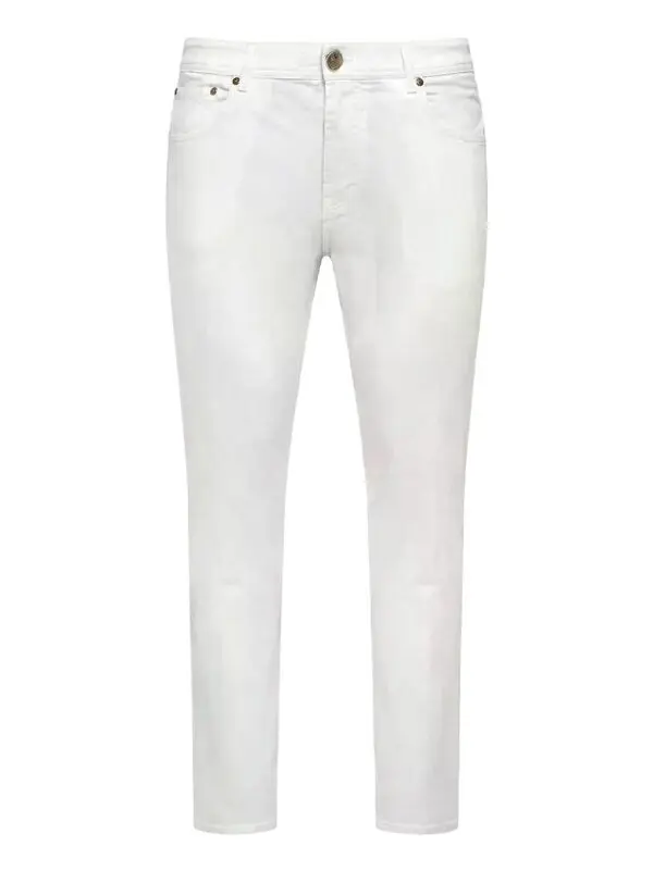 Corneliani Haiti Plus Five-pocket Trousers - White