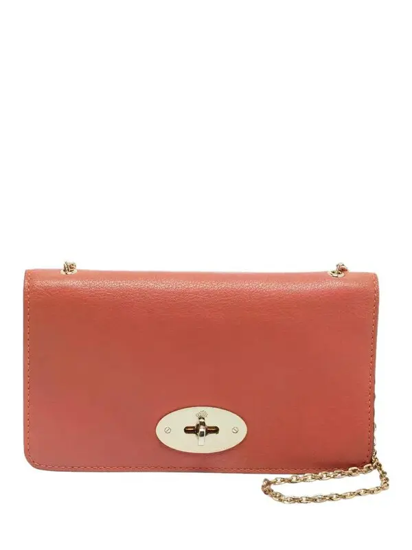 Mulberry Bayswater Leather Cross Body Bag - Orange