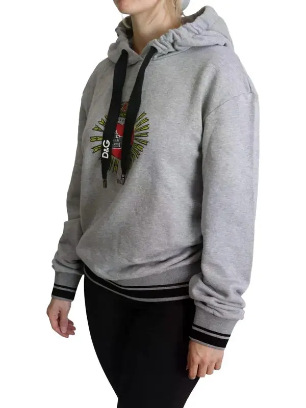 Dolce & Gabbana Sacred Heart Hoodie - Grey