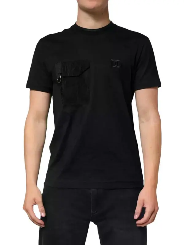 Dolce & Gabbana Dg Logo Pocket T-shirt - Black