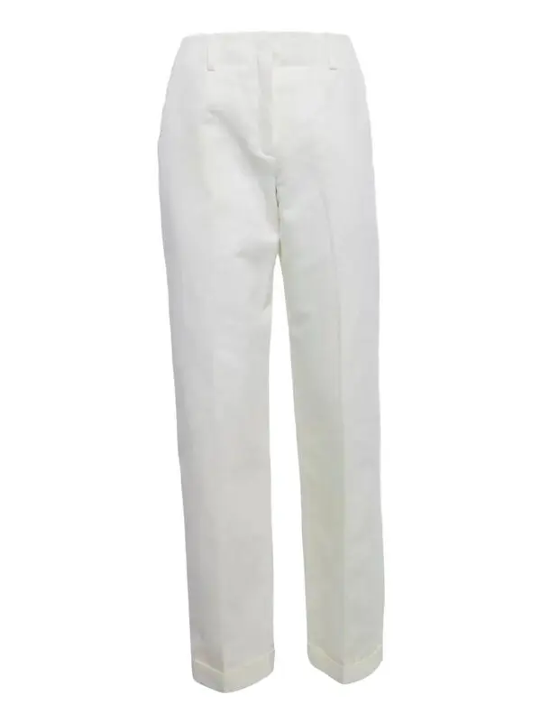 Hermès Tailored Gabardine Trousers - Neutrals