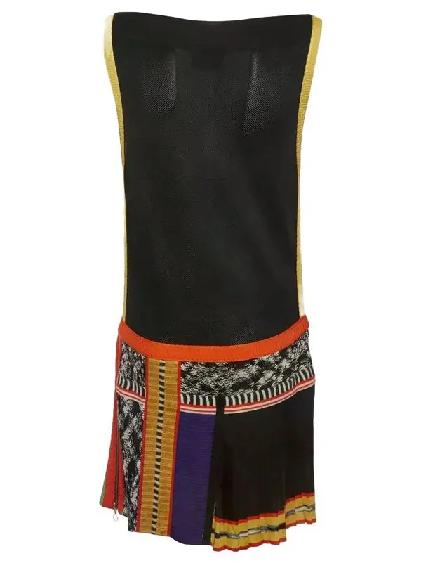 Missoni Sleeveless Panelled Mini Dress - Black
