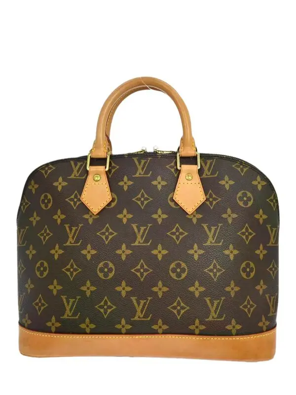 LOUIS VUITTON Monogram Alma Tote Bag - Brown