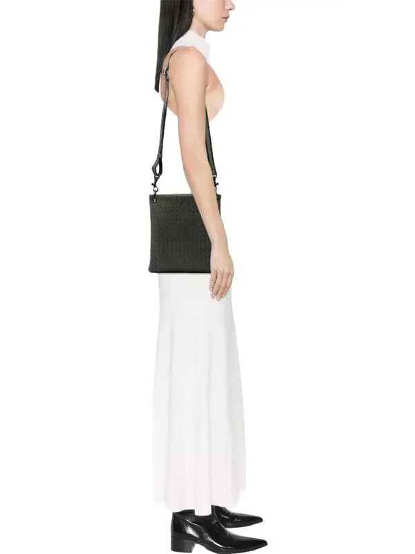 Bottega Veneta 2007 Nappa Intrecciato Vn Crossbody Bag - Grey