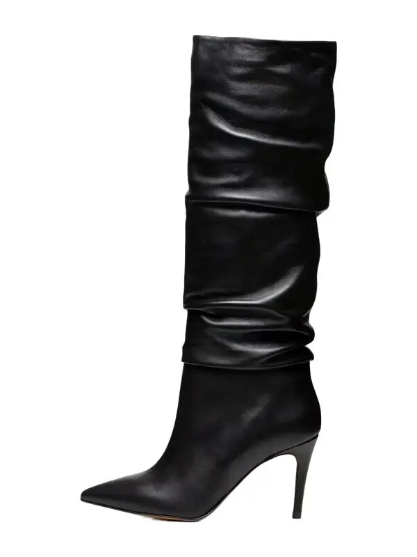 POCHE PARIS Margaux Knee-high Boots - Black