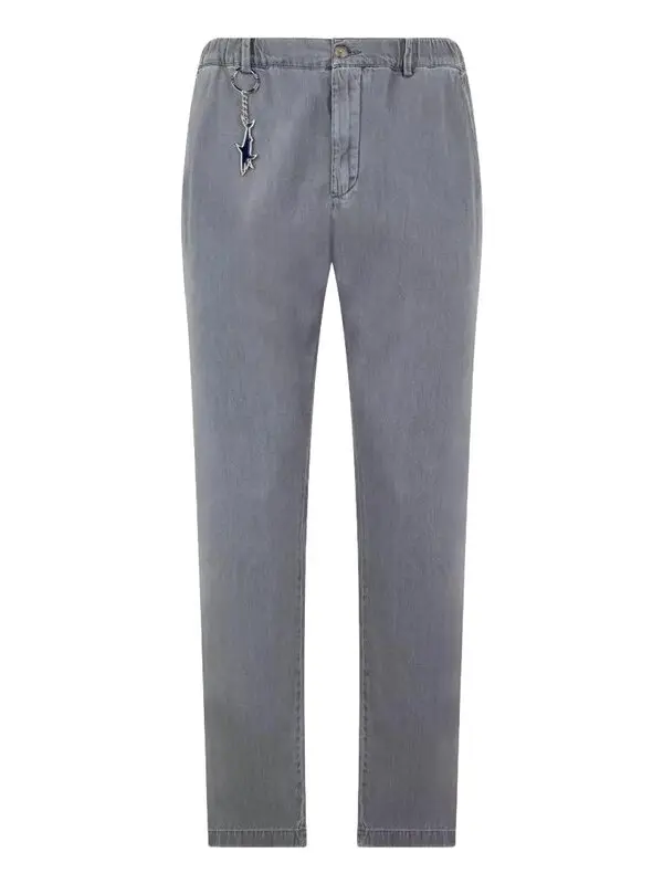 Paul & Shark Slim-fit Trousers - Grey