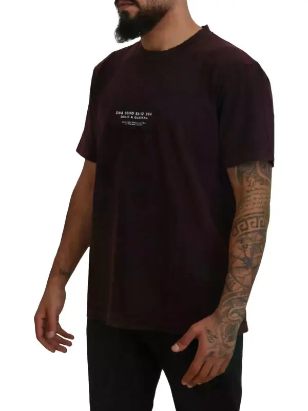 Dolce & Gabbana Logo-patch T-shirt - Red