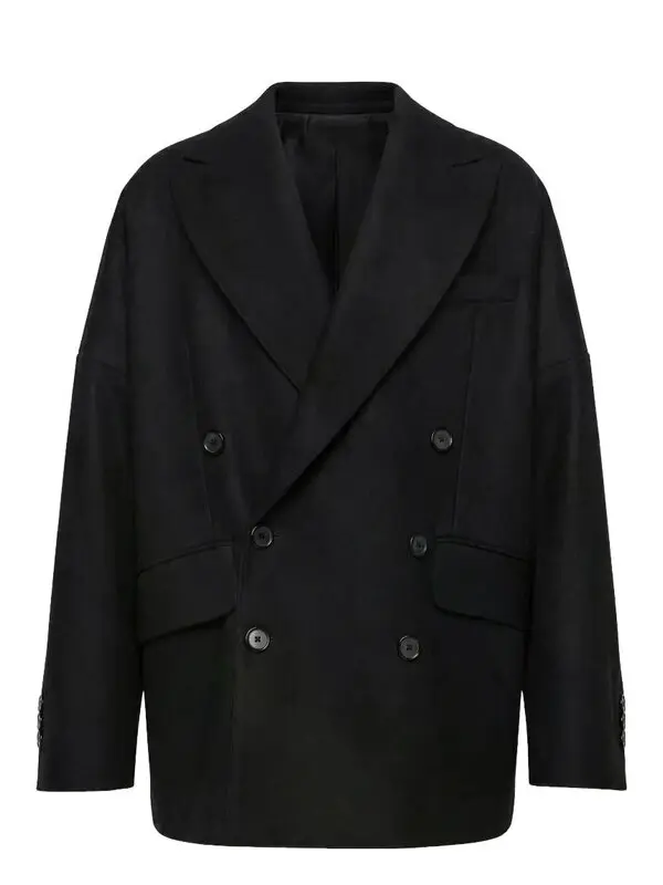 Dolce & Gabbana Double-breasted Wool Jacket - Black