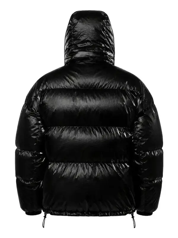 Dolce & Gabbana Logo Plaque Quilted Jacket - Black
