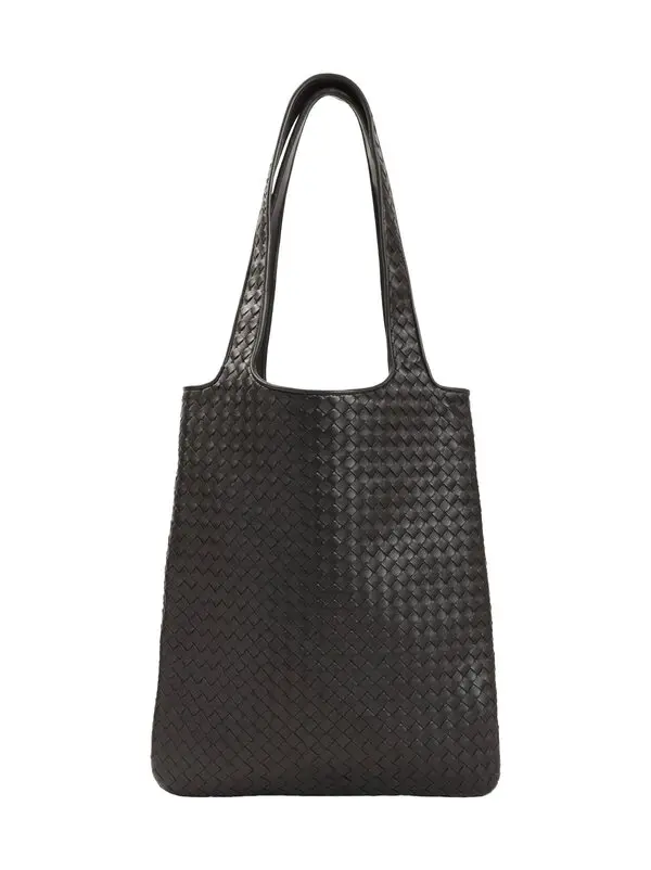 Bottega Veneta Veneto Intrecciato Nappa Tote Bag - Brown