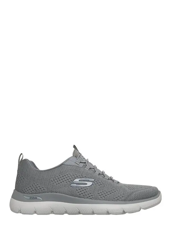Sketchers Arch Fit Summits Ganartein Athletic Sneakers - Grey/navy Blue