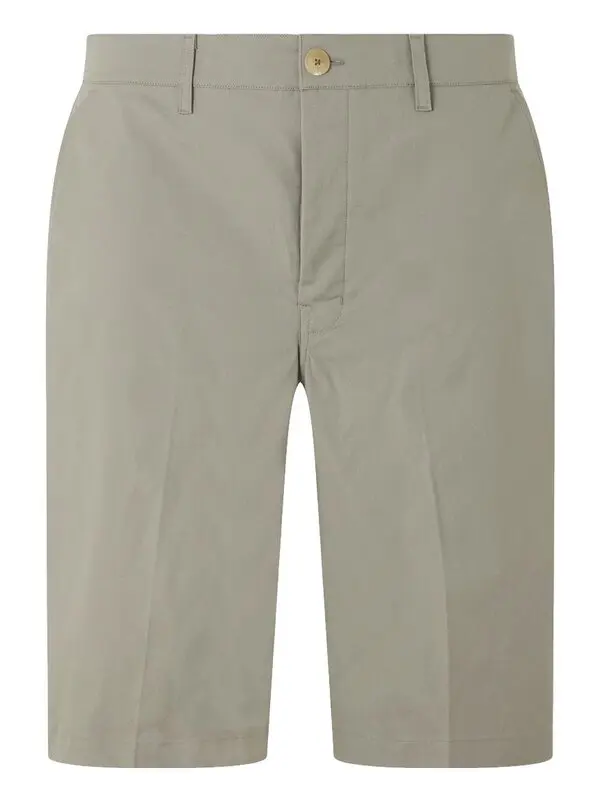 Rick Owens Straight-leg Cotton-blend Canvas Shorts - Gray