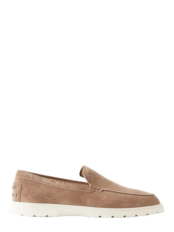 TOD'S Gommino Suede Loafers - Brown
