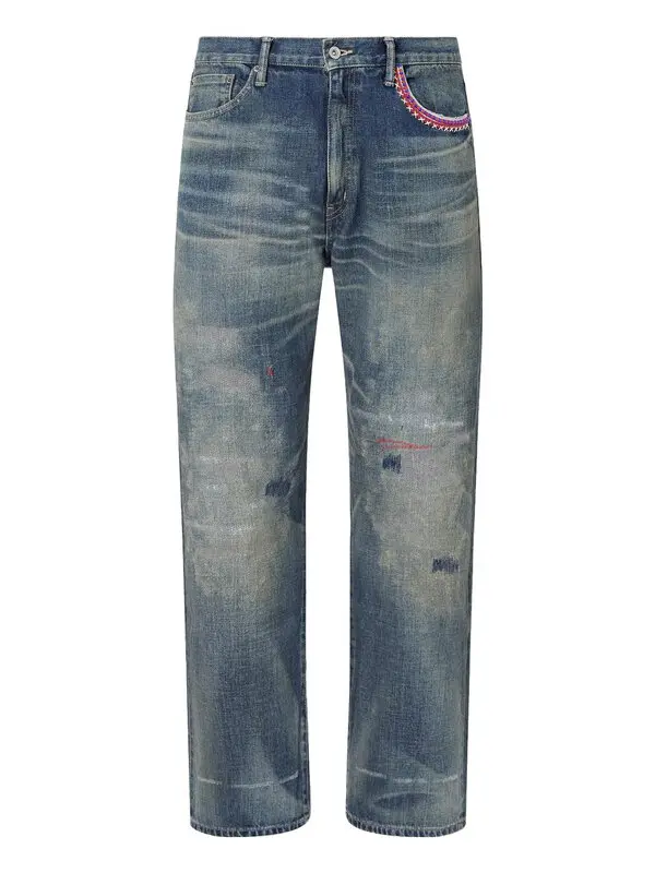 NEIGHBORHOOD Savage Straight-leg Jeans - Blue