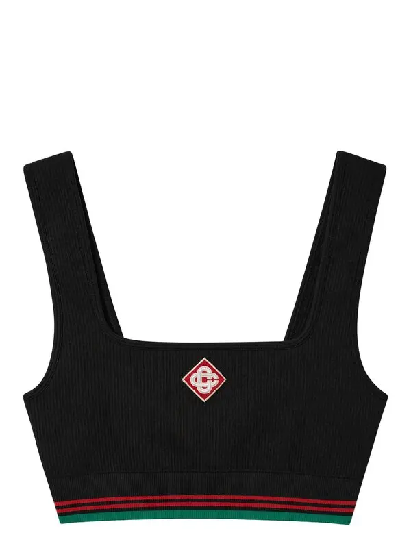Casablanca Seamless Bralette By - Black