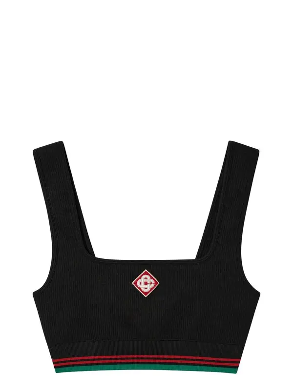 Casablanca Seamless Bralette By - Black