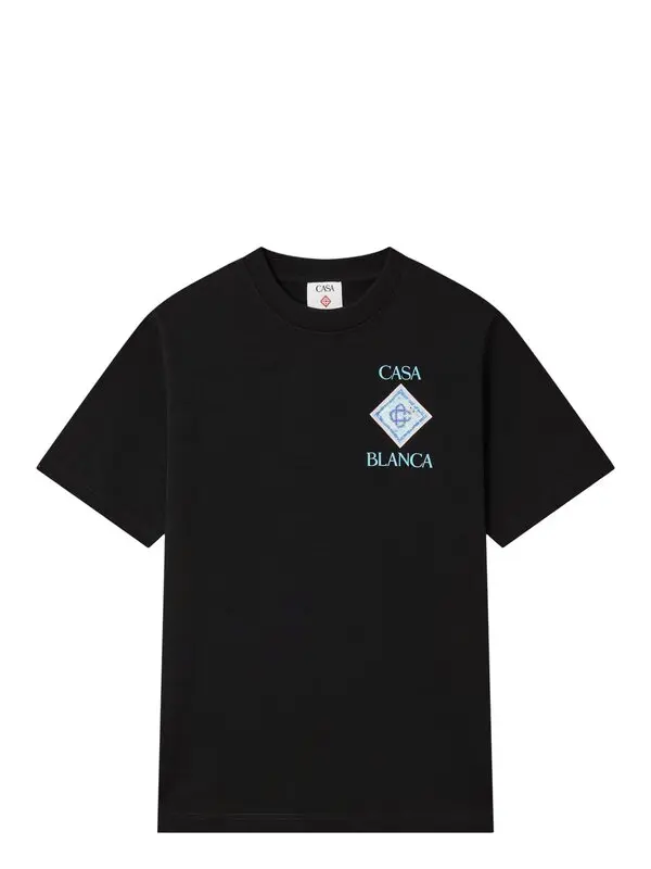 Casablanca Pool Short Sleeve T-shirt - Black
