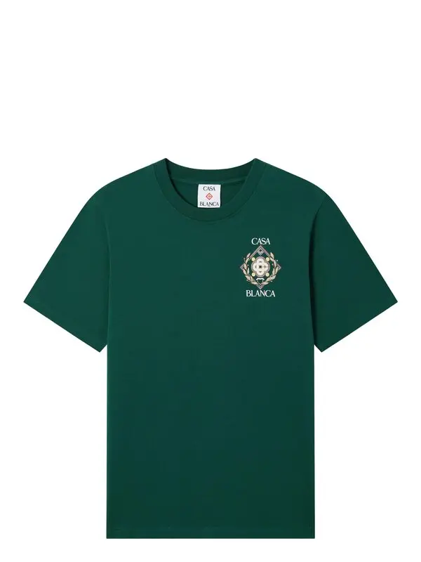 Casablanca Championship Short Sleeve T-shirt - Green