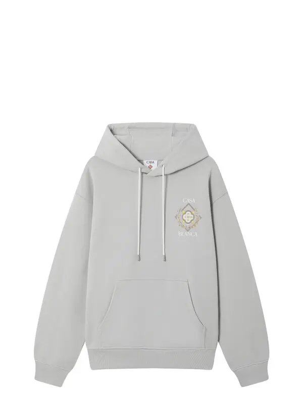 Casablanca Grey Championship Hooded Sweatshirt - Multicolor