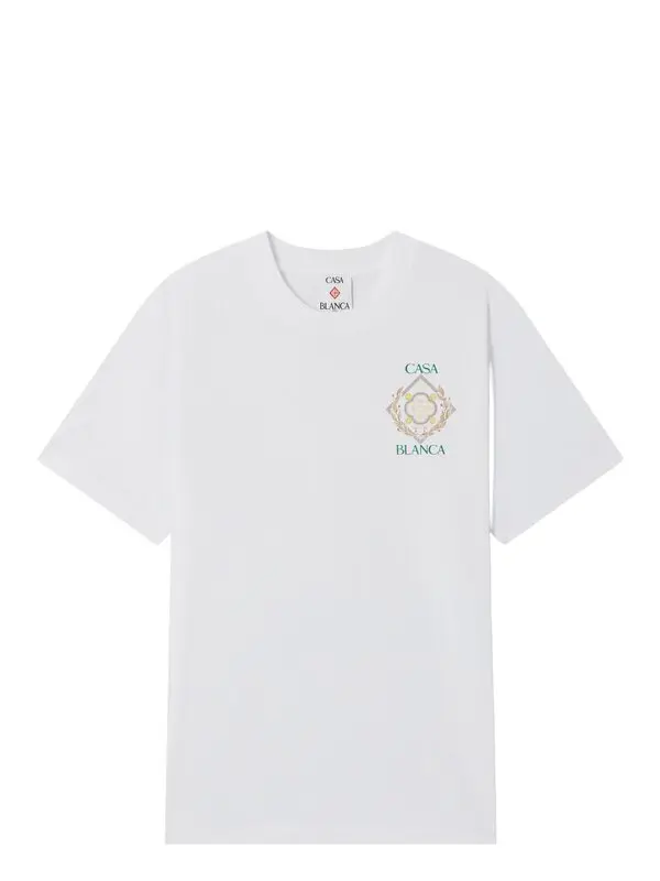 Casablanca Championship Short Sleeve T-shirt - White