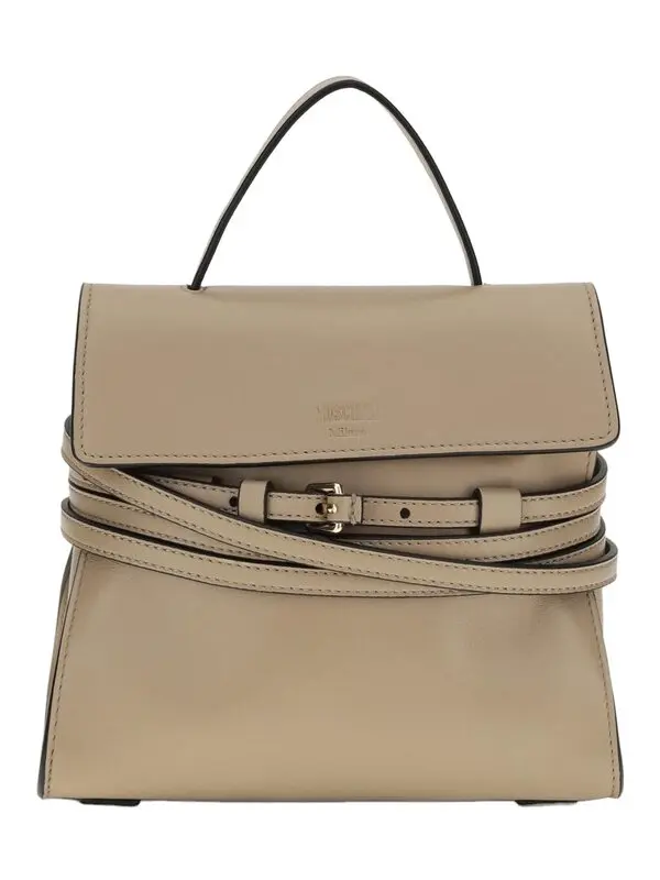 Moschino Tie Me Handbag - Beige