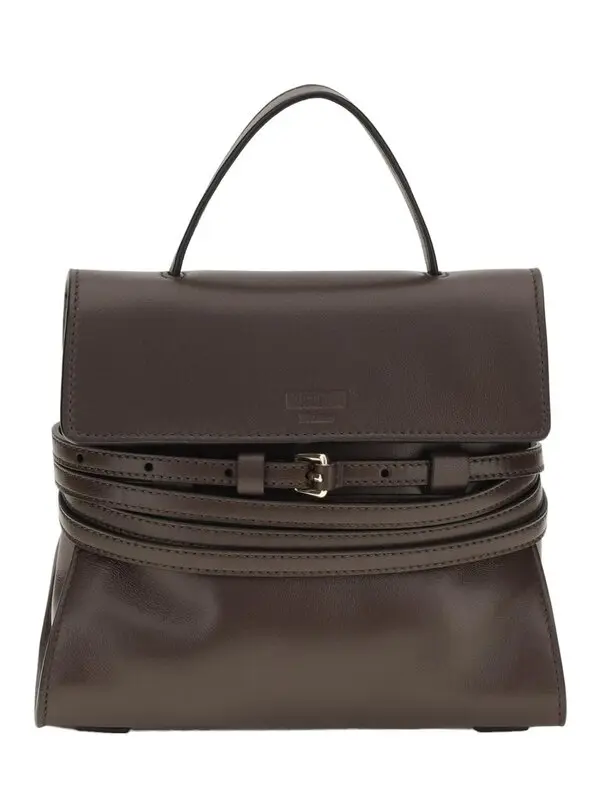 Moschino Tie Me Handbag - Brown