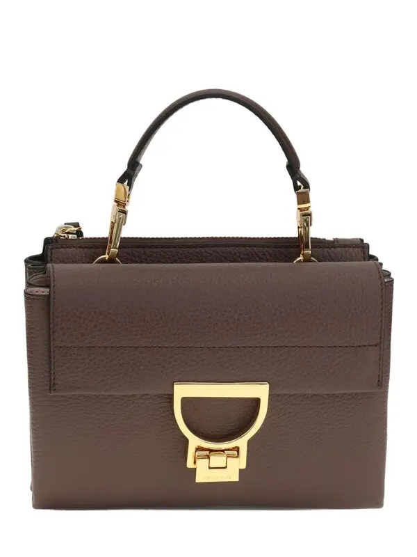 COCCINELLE Arlettis Calfskin Handbag - Brown