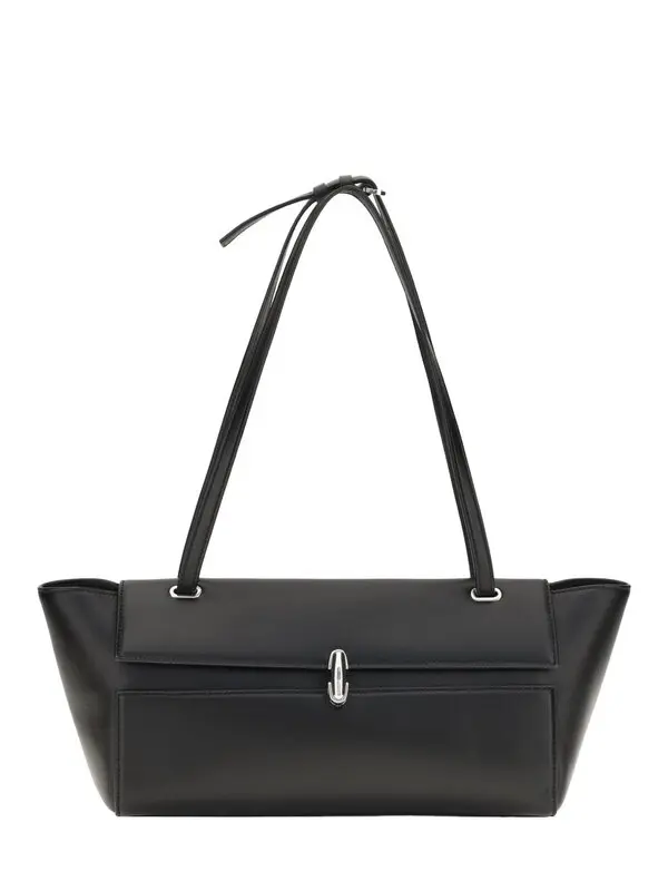 Savette Symmetry Trapeze Shoulder Bag - Black
