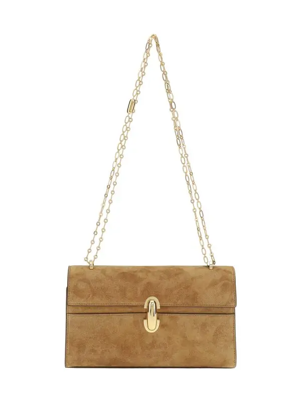 Savette Symmetry Chain Pouch - Brown