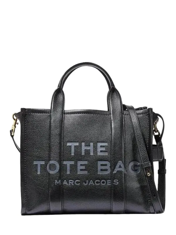 Marc Jacobs Leather Tote Bag - Black