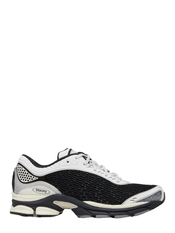 Saucony Mesh Panel Athletic Sneakers - Black