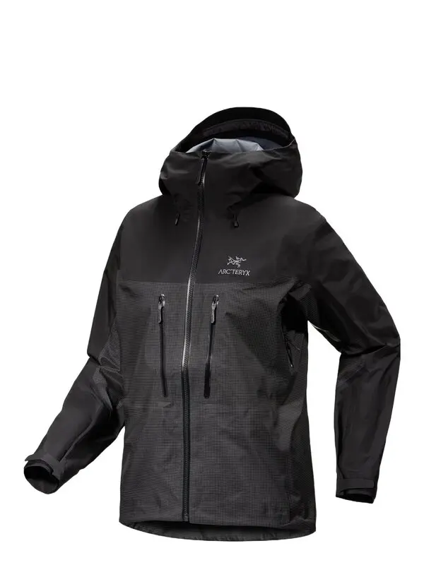 Arc'teryx Alpha Jacket With Embroidered Logo - Black