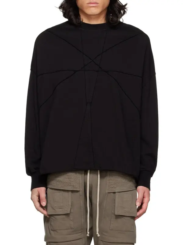 Rick Owens Stitch-detail Sweatshirt - Black