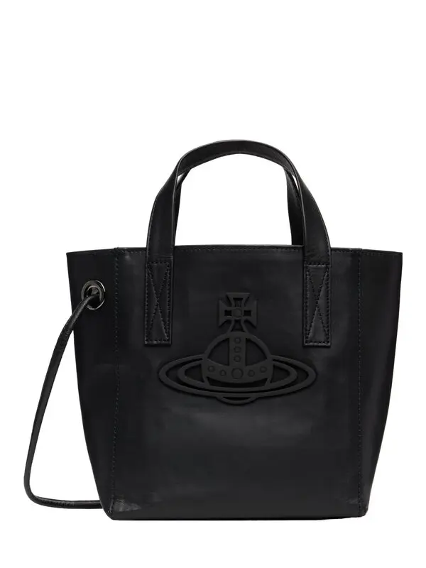 VIVIENNE WESTWOOD Orb Embellished Tote Bag - Black