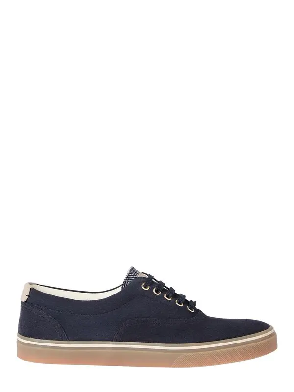 Brunello Cucinelli Suede Lace-up Sneakers - Navy Blue
