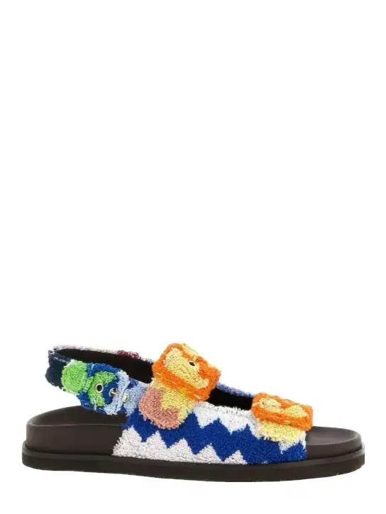 Missoni Zigzag Buckle Sandals - Multicolor