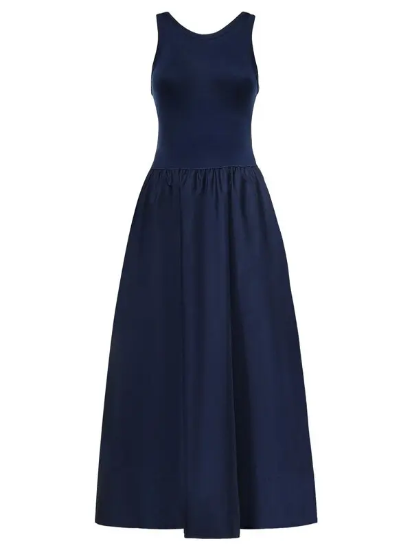 Polo Ralph Lauren Sleeveless A-line Maxi Dress - Blue