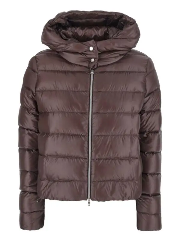 Herno Long-sleeved Padded Jacket - Brown